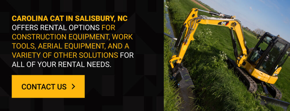 Rentals & Sales - Equipment in Salisbury, NC - Carolina Cat